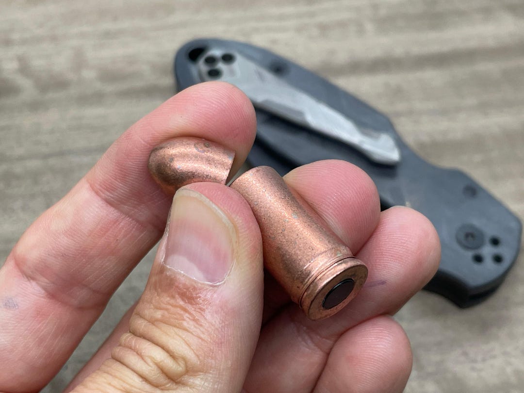 Stone Washed Copper HAPTIC-BULLET Haptic Slider Fidget Fridge Magnet ...