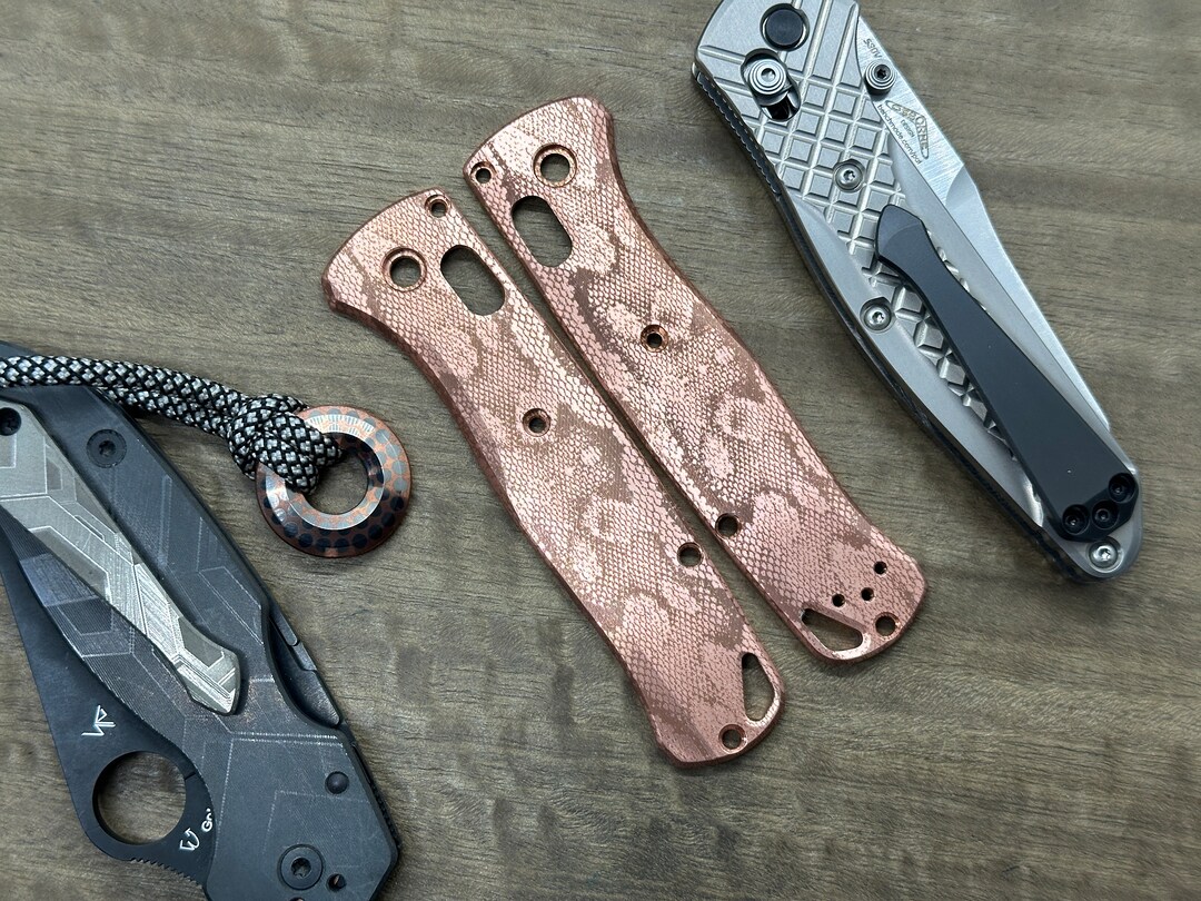 REPTILIAN V2 Copper Scales for Benchmade Bugout 535 Birthday Gift Idea ...