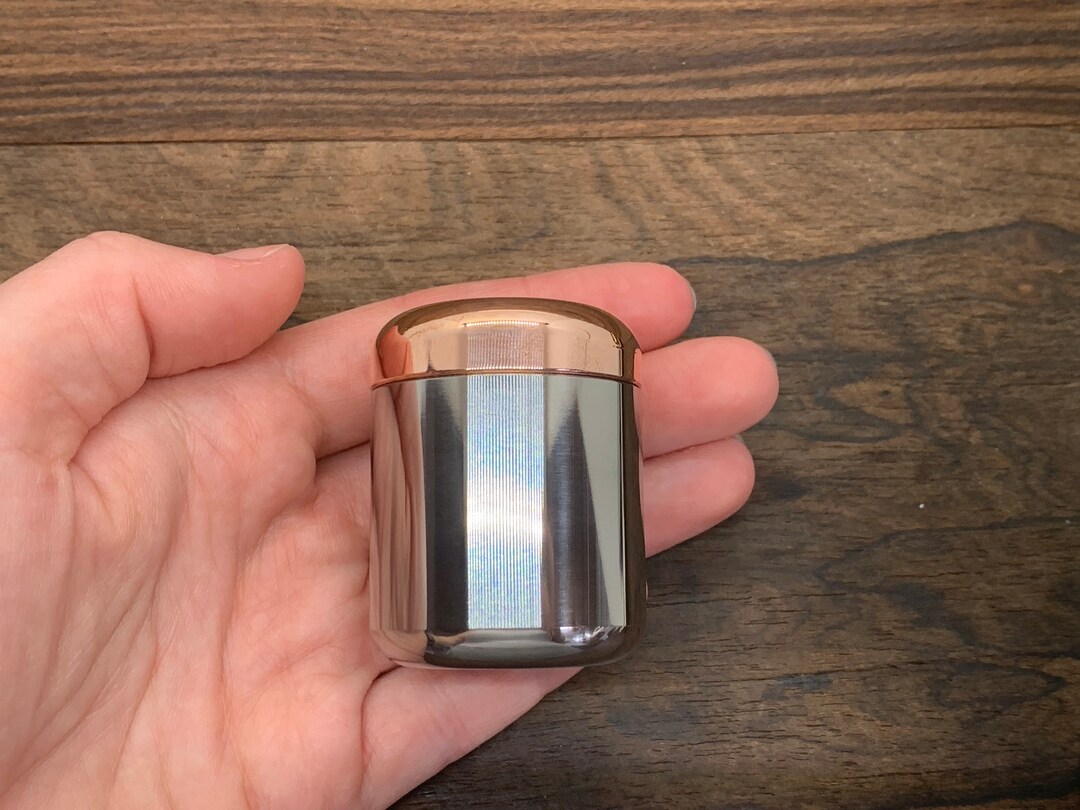 Tall-mega Titanium Copper Meton-vault Candy Box Pill Box Stash Box ...