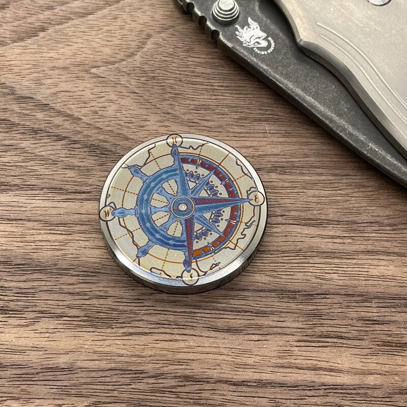 Compass Coin - Etsy