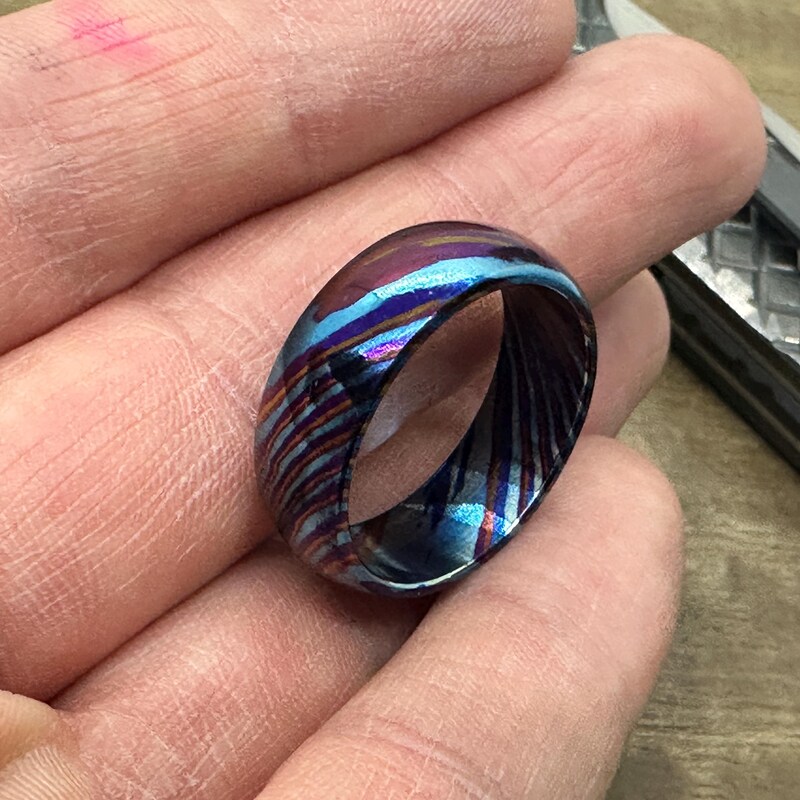 Timascus Signet Ring - Etsy