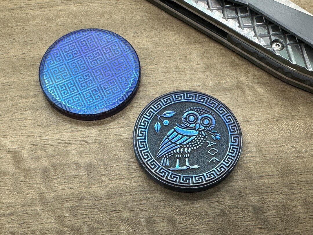 The OWL Flamed 1 Side Strong Magnet Titanium CLICKY HAPTIC Coins Ideas ...