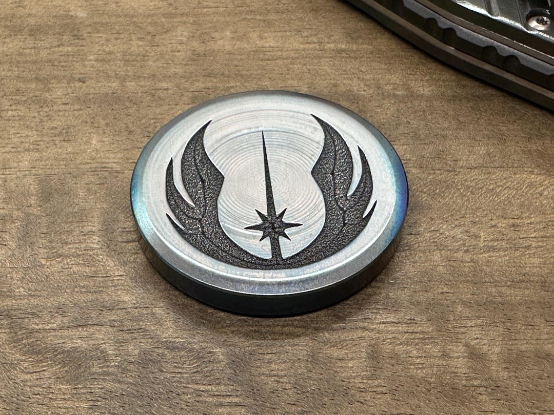 4 Sizes JEDI Deep Engraved Backside Dama LADDER Greek Ascoloy Worry ...