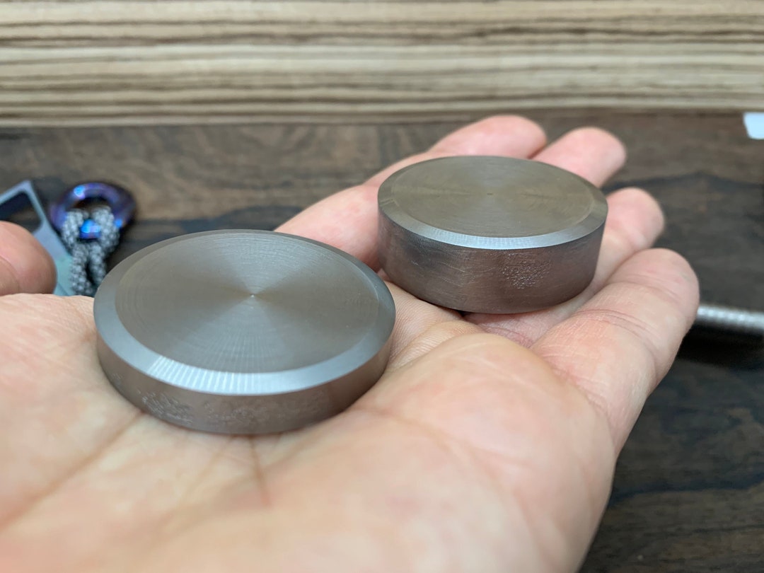Tall Mega Black Tungsten Worry Coin Metal Birthday Gift Idea - Etsy
