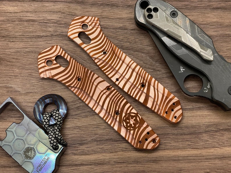 Beskar Mandalorian Copper Scales for Benchmade 940 Osborne - Etsy