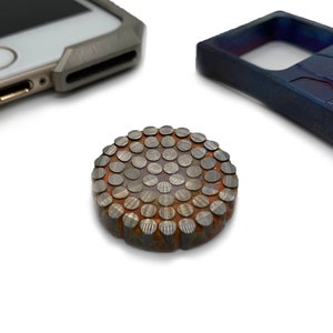 Deep Etched Superconductor Spinning Coin Fidget Toy Anxiety - Etsy