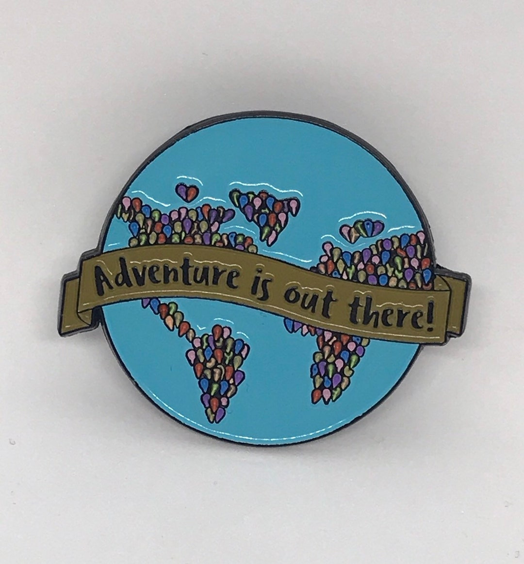 Disney Pixar up Inspired 'adventure is Out There' Globe World Map Soft ...