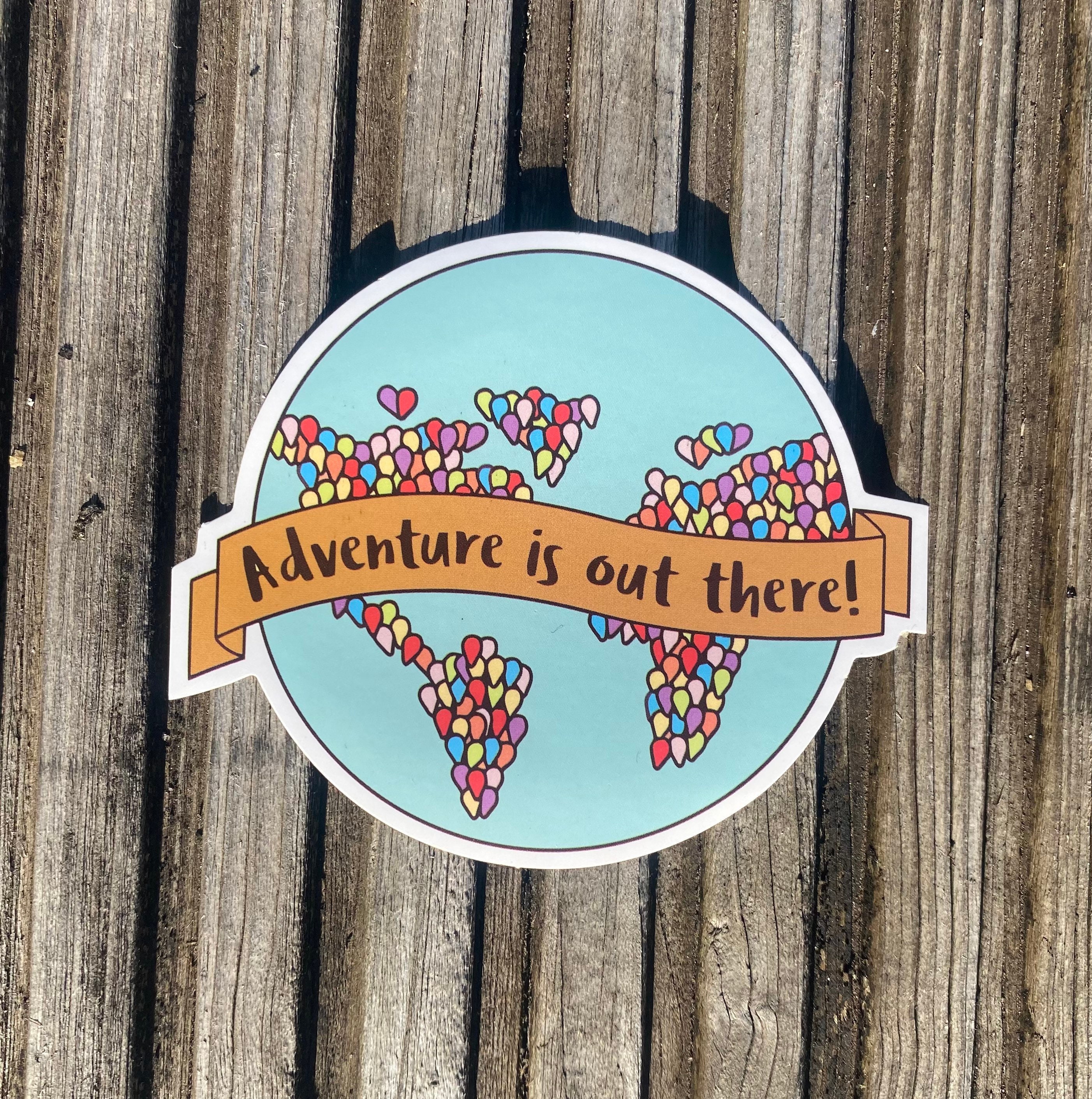 Disney Pixar up Inspired 'adventure is Out There' Globe World Map Soft ...