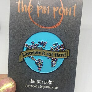 Disney Pixar up Inspired 'adventure is Out There' Globe World Map Soft ...