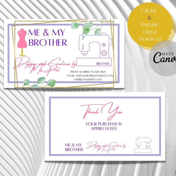 Tailor Business Card - Etsy