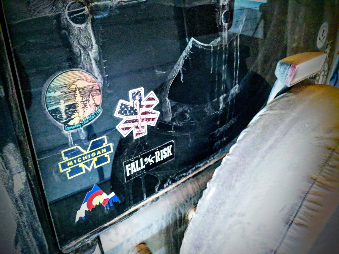 Distressed American Flag Paramedic/emt/emr EMS Star of Life Vinyl ...