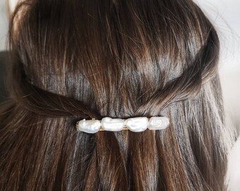 Pearl hair clip | Etsy