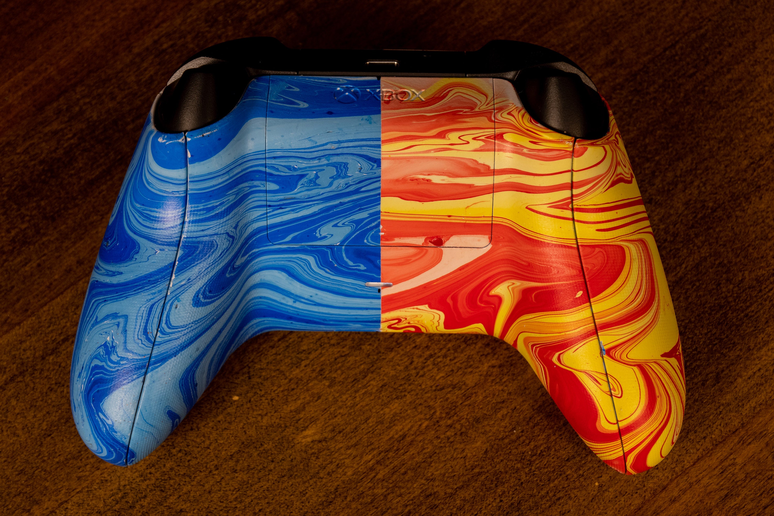 Red Lava/Blue Wave Half and Half Series Controller der Serie - Etsy.de