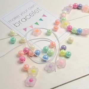 Summer Craft Kit Bracelet Making Activity for Kids, Girls Birthday ...