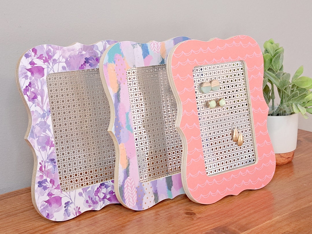 Kids Earring Holder for Girls, Mermaid Stud Earring Organizer for ...