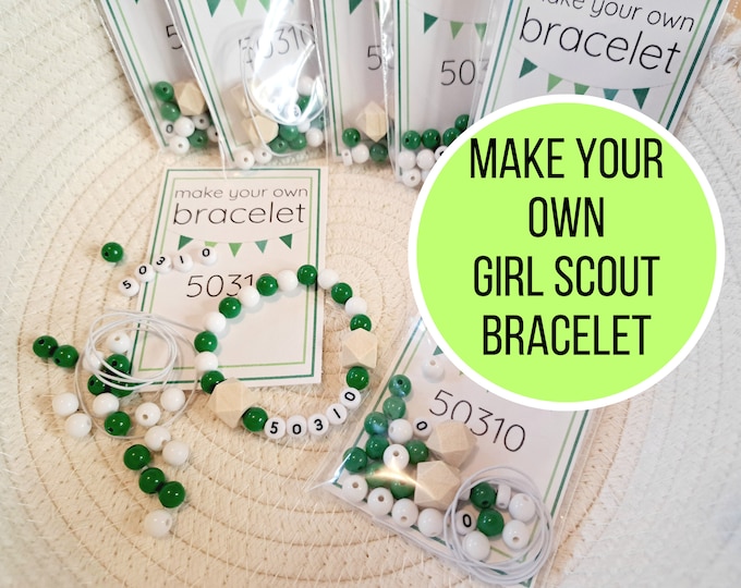 Girl Scout Friendship Bracelet Making Craft Kit, Girls Scouts Activity ...
