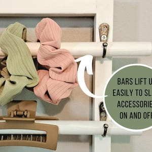 Teen Girl Hair Scrunchie Holder, Hair Clip Organizer Wall Hanging ...