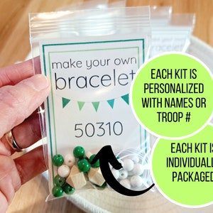 Girl Scout Friendship Bracelet Making Craft Kit, Girls Scouts Activity ...