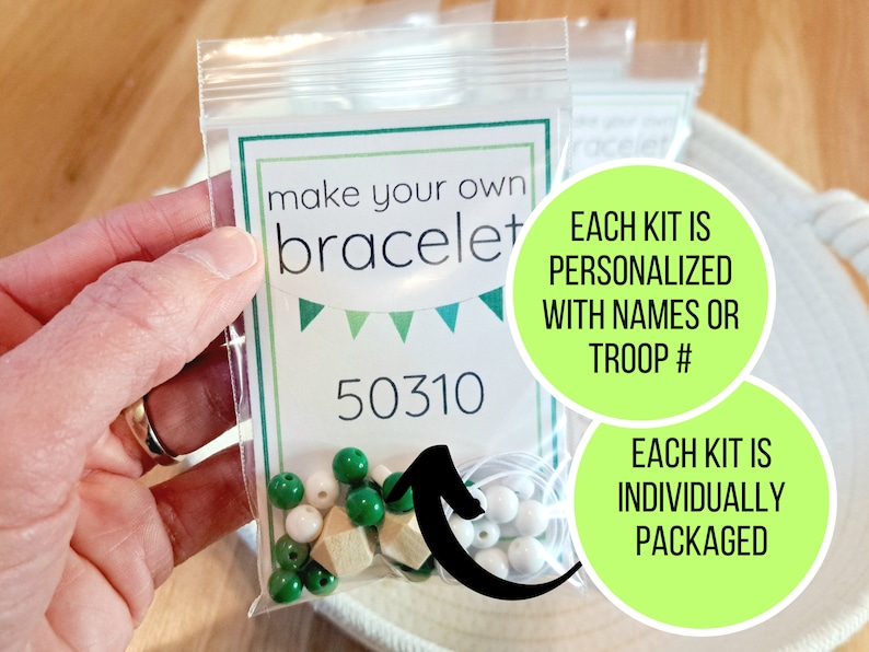 Girl Scout Friendship Bracelet Making Craft Kit, Girls Scouts Activity ...
