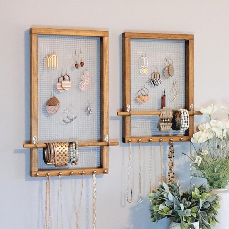 Vertical Jewelry Rack - Etsy
