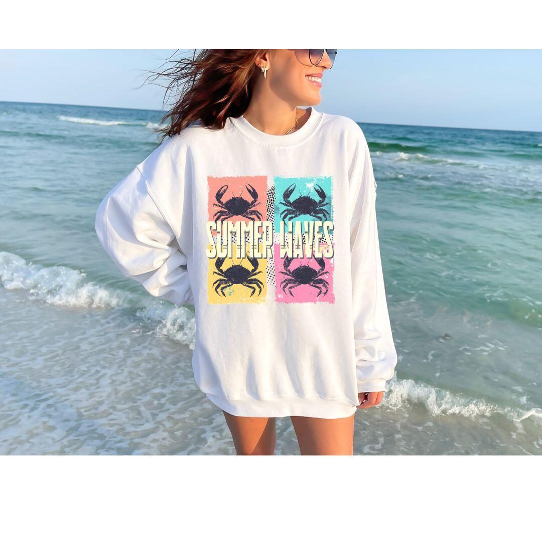 Summer Waves, Ocean Life, Sea Life, Various Color Options and Styles of ...
