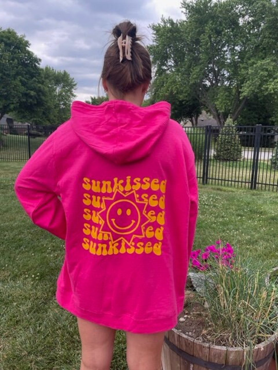 VSCO Sunkissed With Smile Face Sun on the Front. Super Cute ...