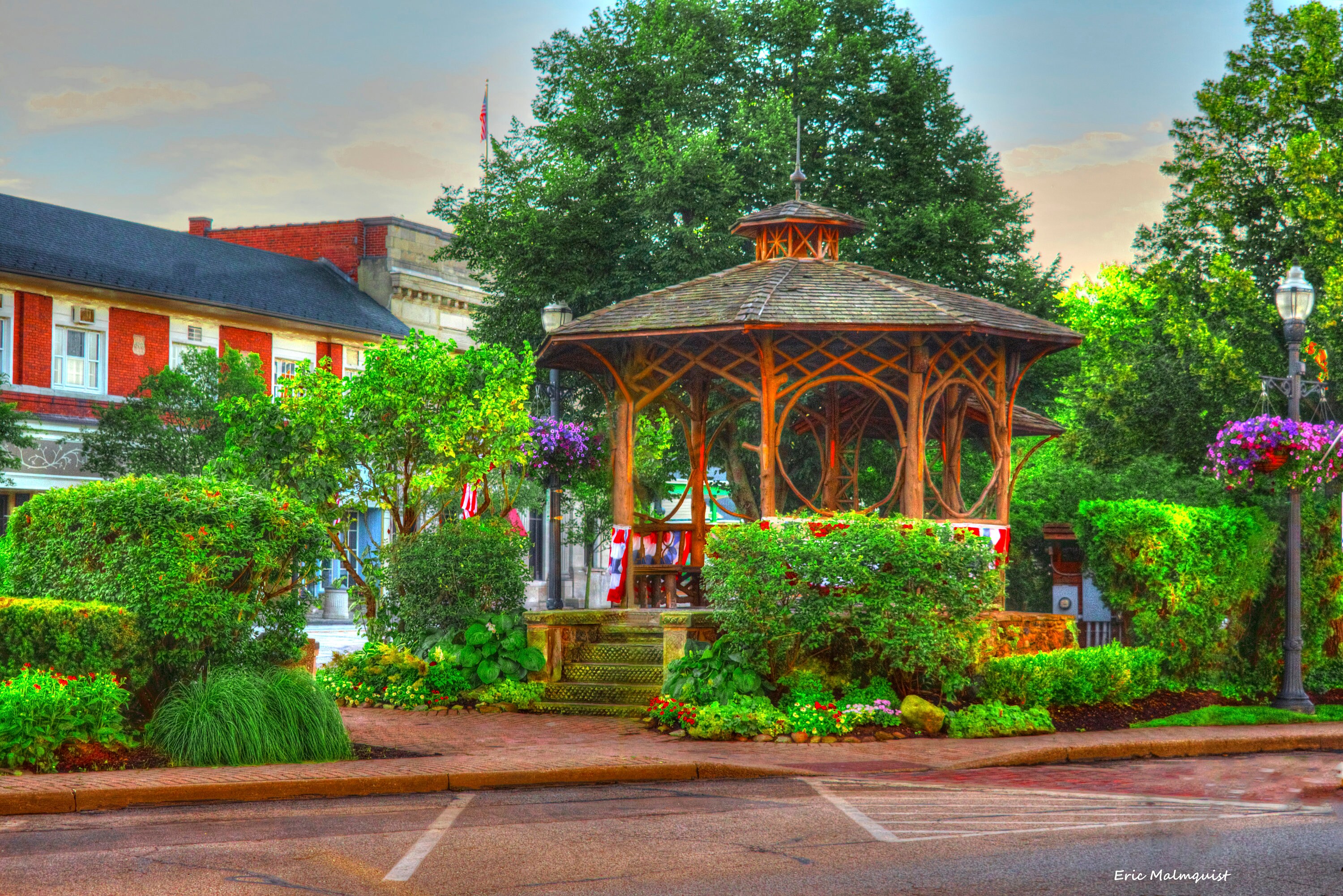 Chagrin Falls Bandstand in the Summertime - Etsy