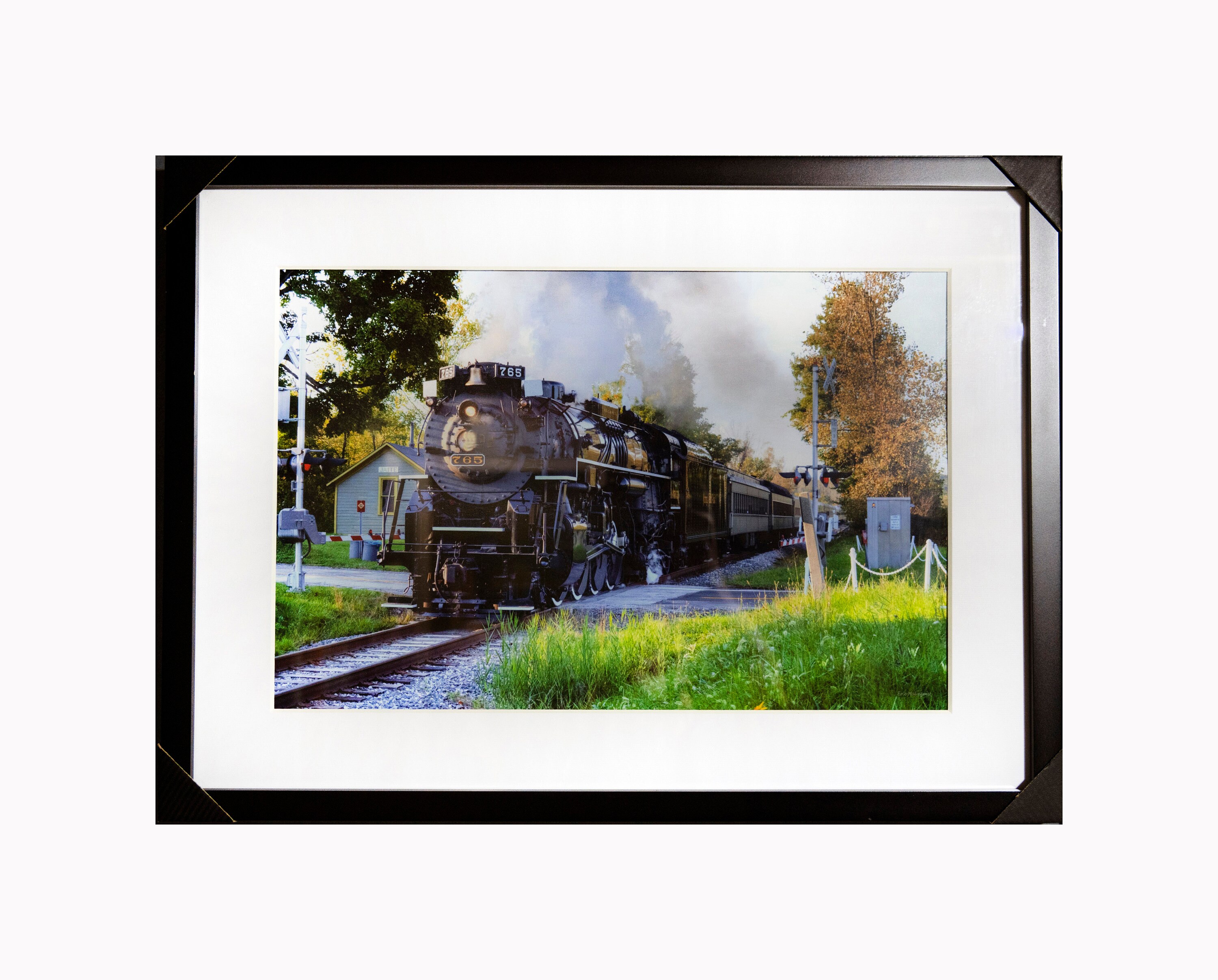 Nickel Plate 765 Steam Locomotive Heading Into the Jaite Station ...