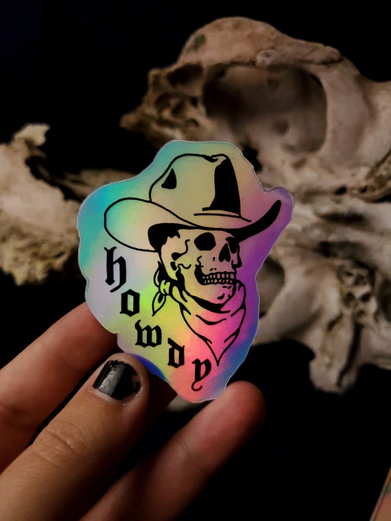 Howdy STICKER | Etsy