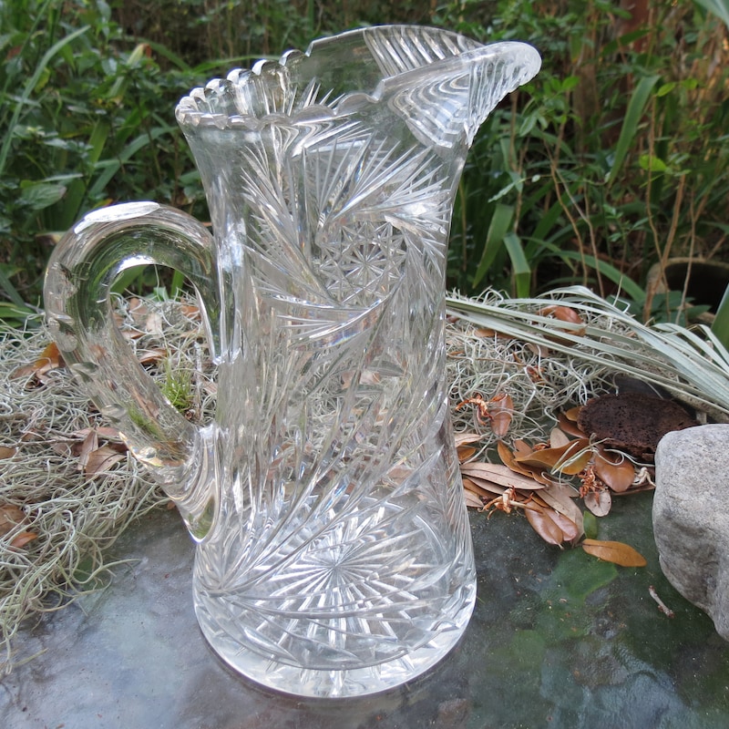Crystal Pitcher - Etsy