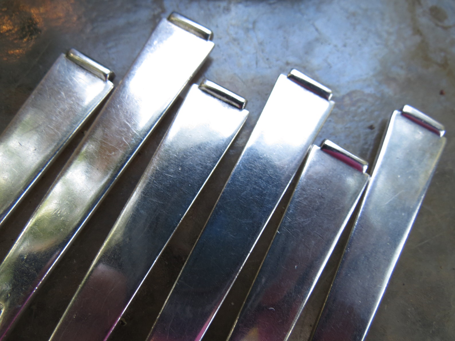 Art Deco Butter Knives - Rogers, Lunt & Bowlen Sterling - Set of Six ...