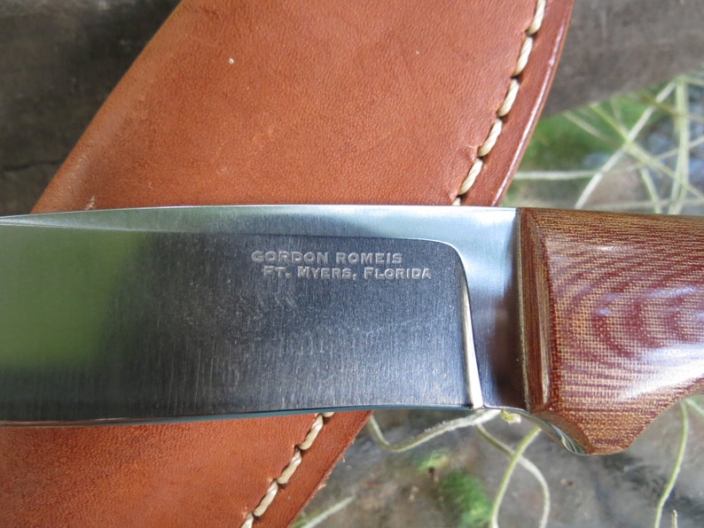 Gordon Romeis Custom Drop Point Skinner Fantastic Fixed Blade Skinning ...