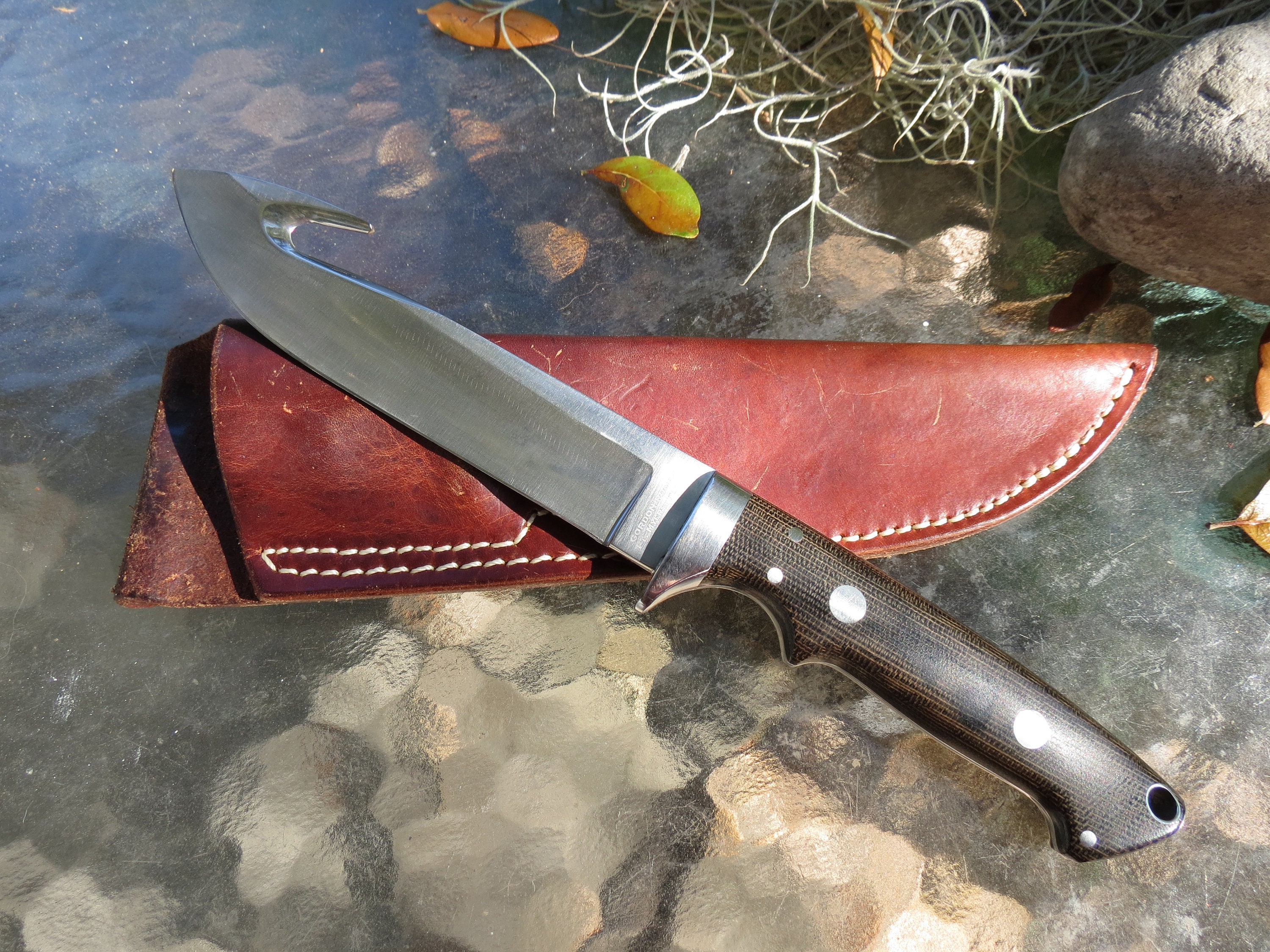 Custom Made Hunting Knife Gordon Romeis Knife Maker's | Etsy