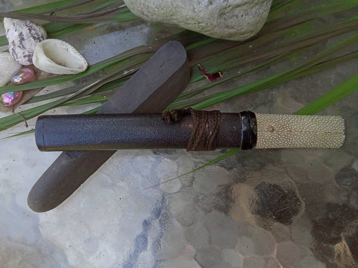 Edo Era Tanto Antique Aikuchi Japanese Knife Samurai Tanto in Old ...