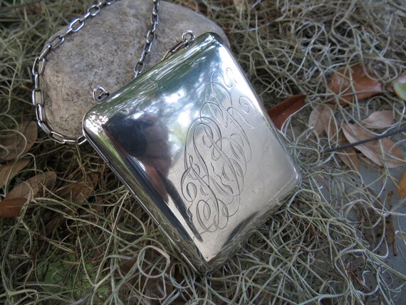 Sterling Coin Purse, Compact and Note Card Case - Mon… - Gem