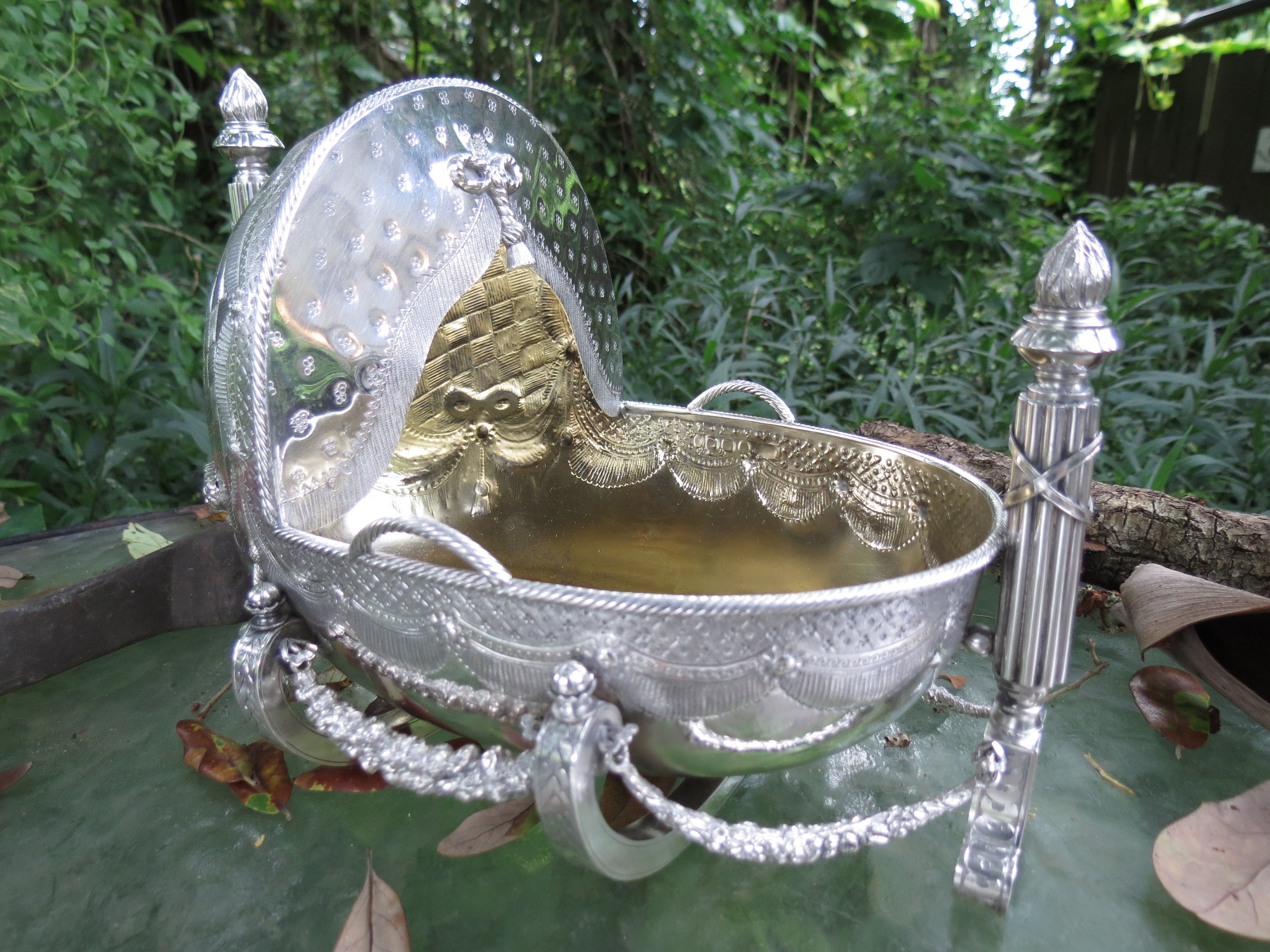 Victorian Sterling Silver Baby Christening Gift - Birmingham 1883 - Old ...