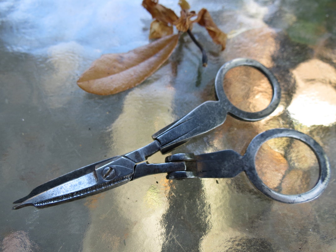Antique Folding Sewing Scissors: Rhoden Sheffield England - Etsy