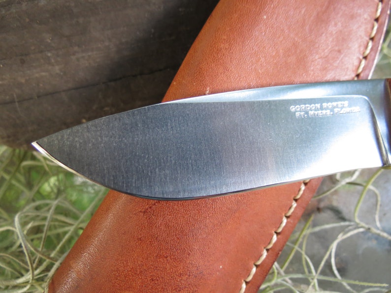 Gordon Romeis Custom Drop Point Skinner Fantastic Fixed Blade Skinning ...