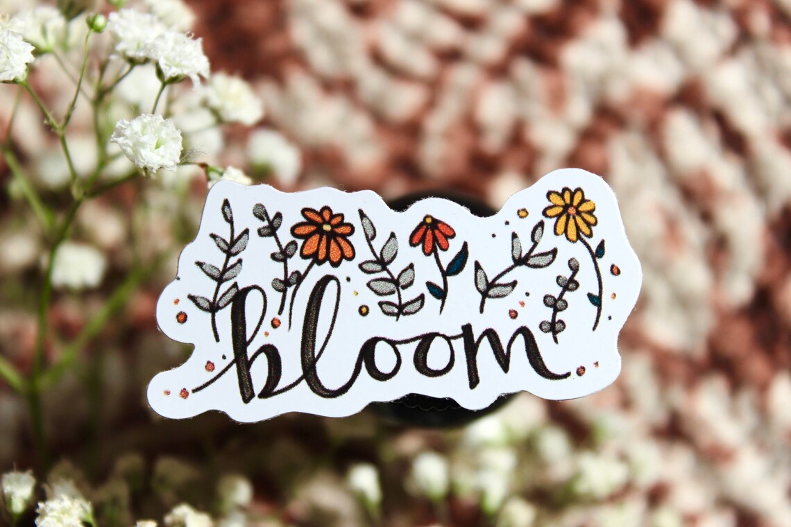 Bloom Sticker 3 - Etsy