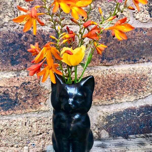 Cat Vase - Etsy