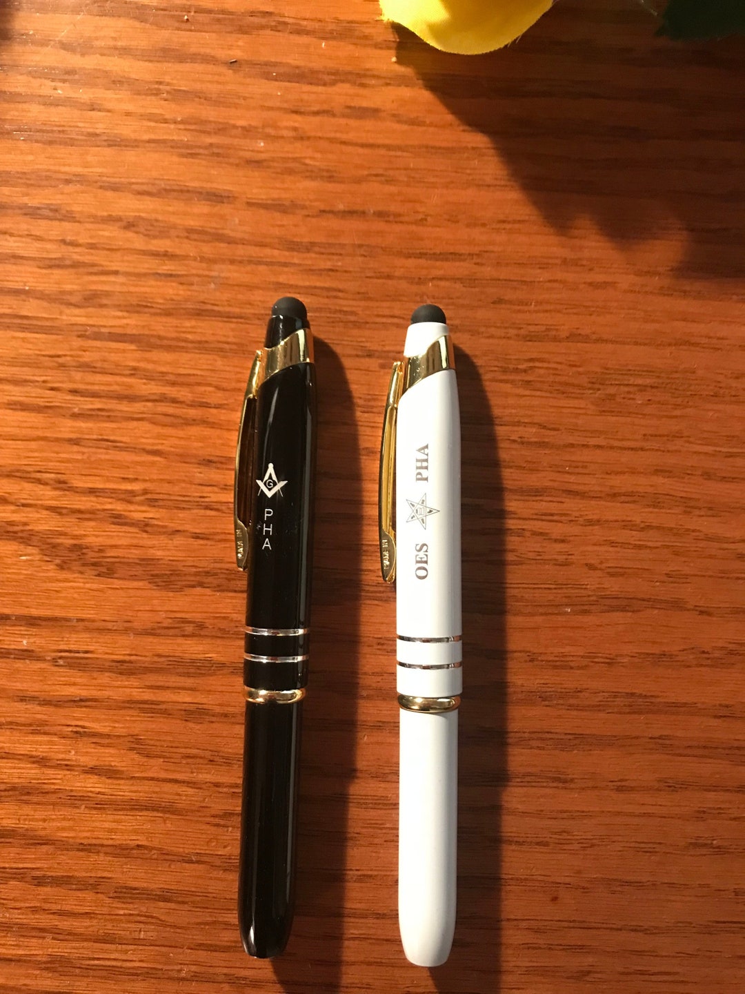 Masonic & OES Pens With Stylus and Light - Etsy