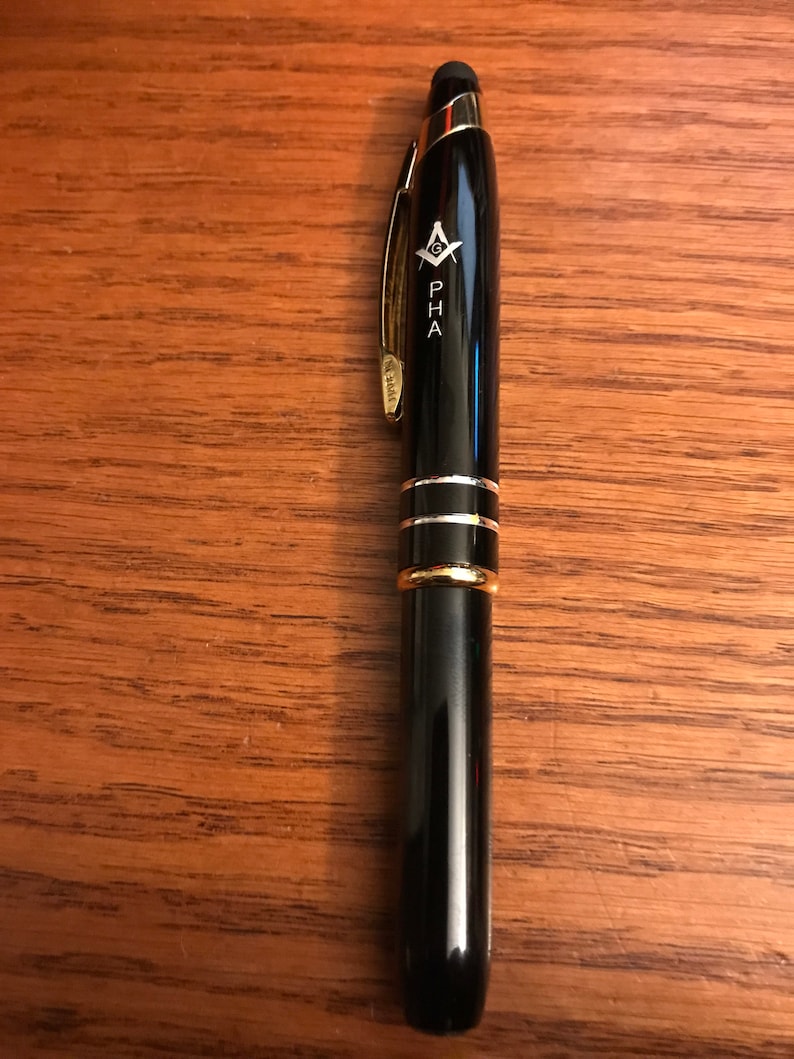 Black Masonic Pen - Etsy