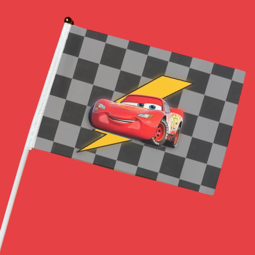 Mini Stroller Flag With Clip | Lightning Car 2.5 | Theme Park Stroller ...