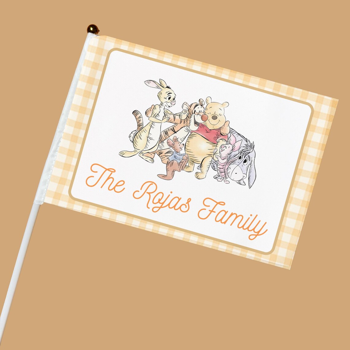 Mini Flag With Clip | Silly Bear Theme Park | Stroller Flag SINGLE ...