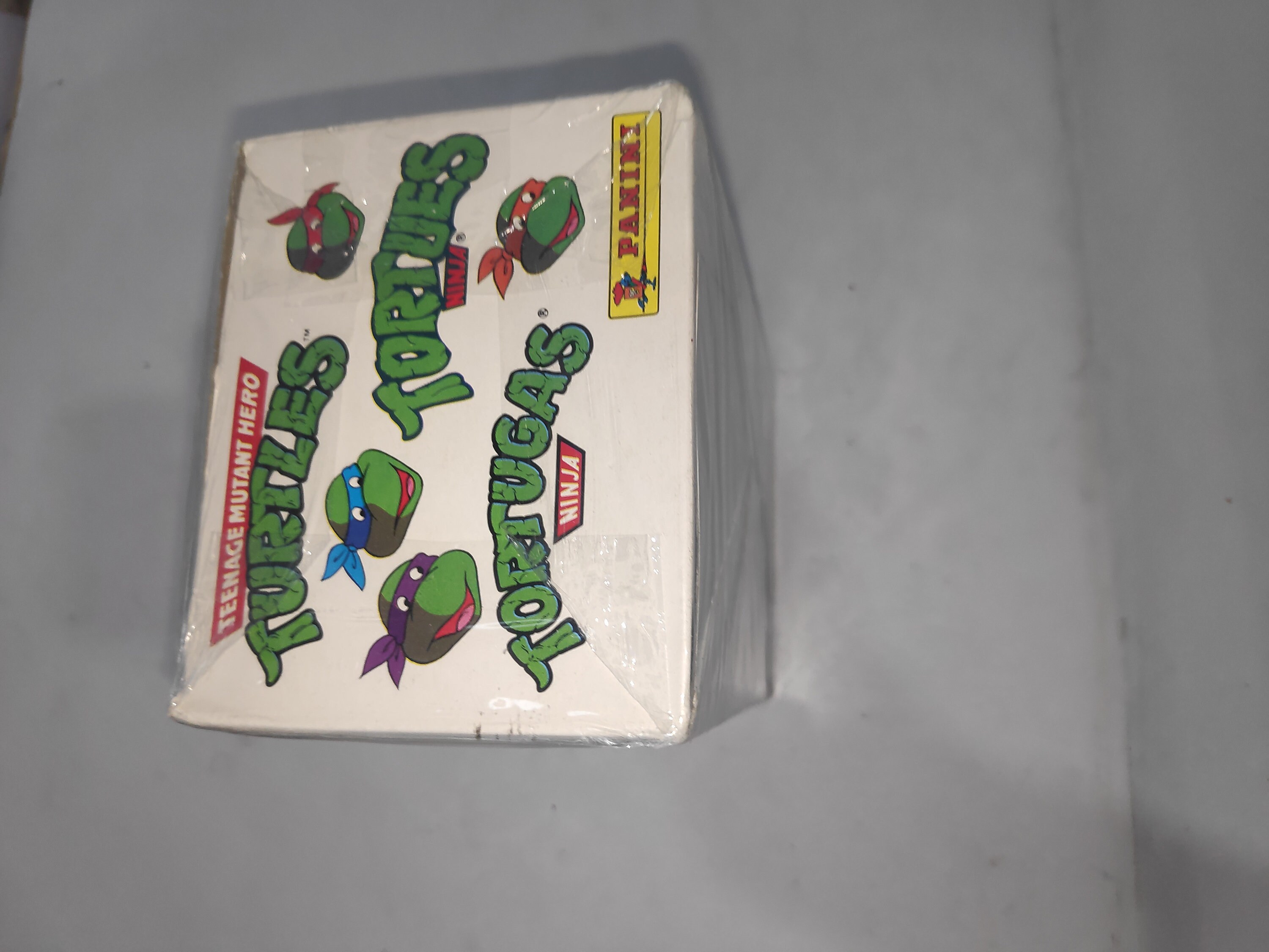 Teenage Mutant Hero Ninja Turtles 1990 Panini Sticker Box 100 Packs ...