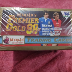 Merlin Premier Gold 1998 Trading Cards Box (36 Pack) - Etsy