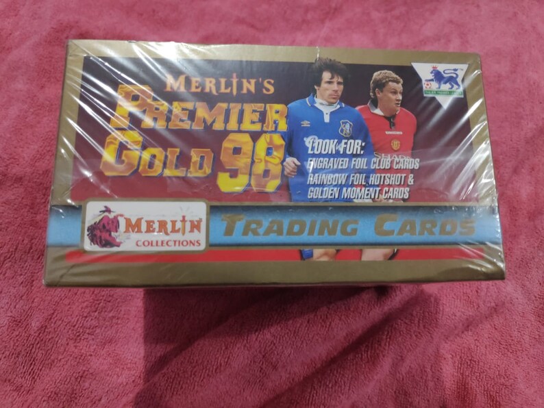 Merlin Premier Gold 1998 Trading Cards Box (36 Pack) - Etsy