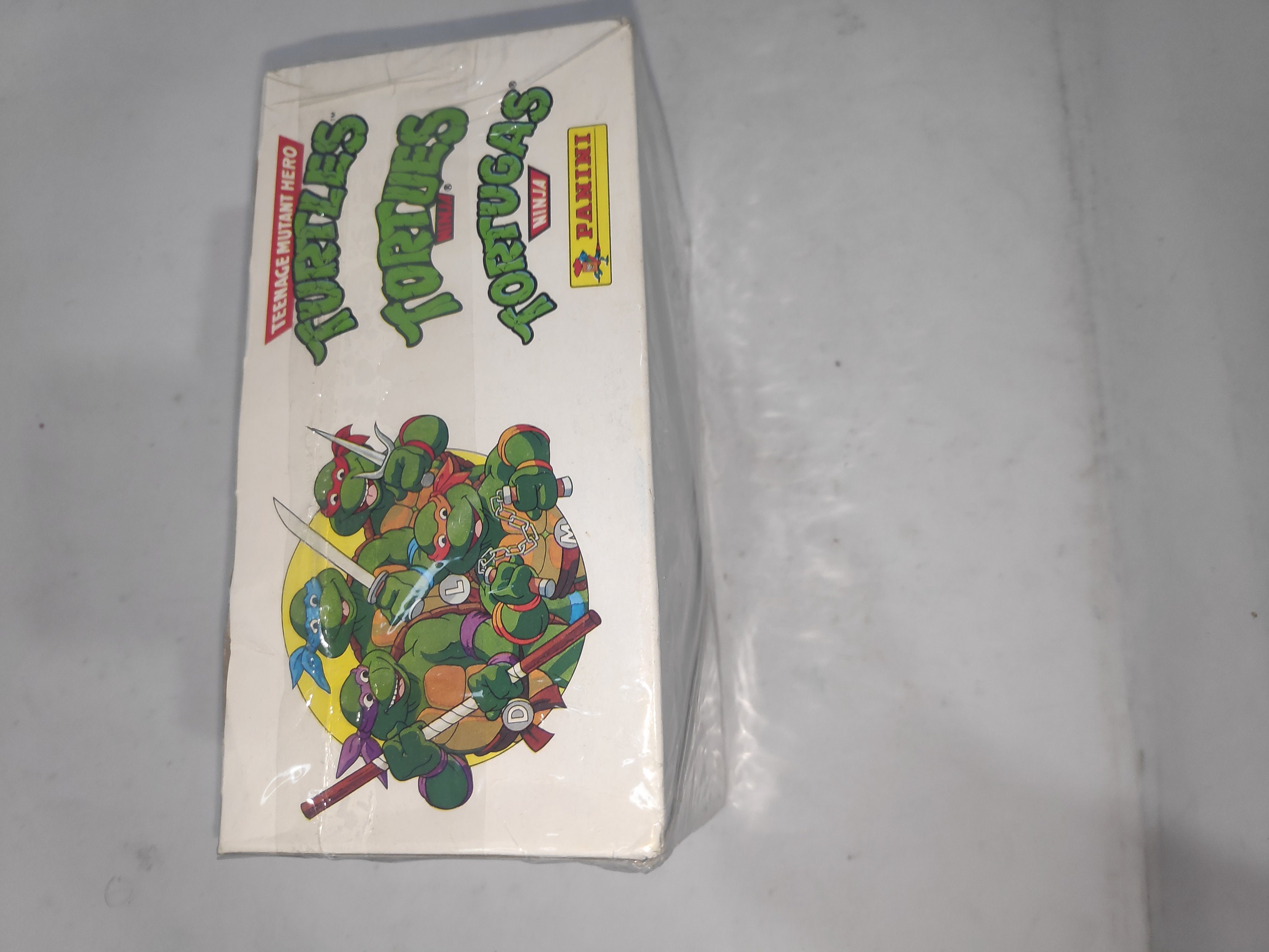 Teenage Mutant Hero Ninja Turtles 1990 Panini Sticker Box 100 Packs ...