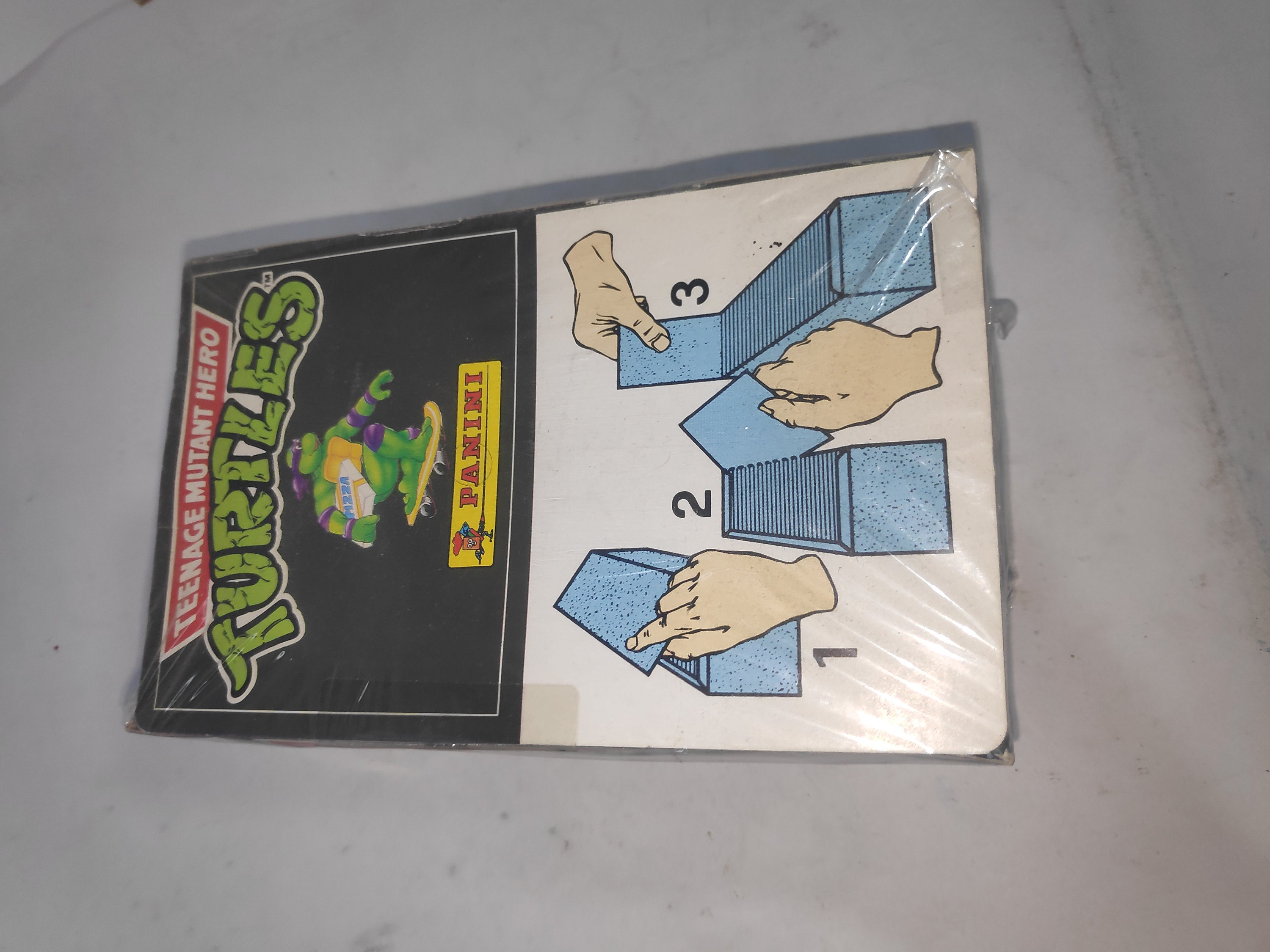 Teenage Mutant Hero Ninja Turtles 1990 Panini Sticker Box 100 Packs ...