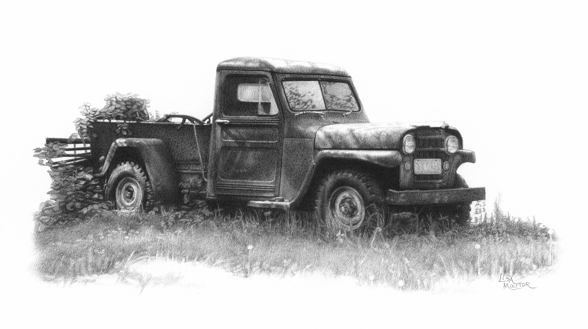 Pick Up Truck Drawings